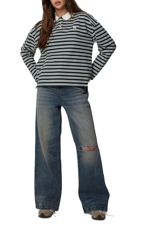 GOOD FOR NOTHING Good For Nothing Denim Ripped Wide Leg Jeans